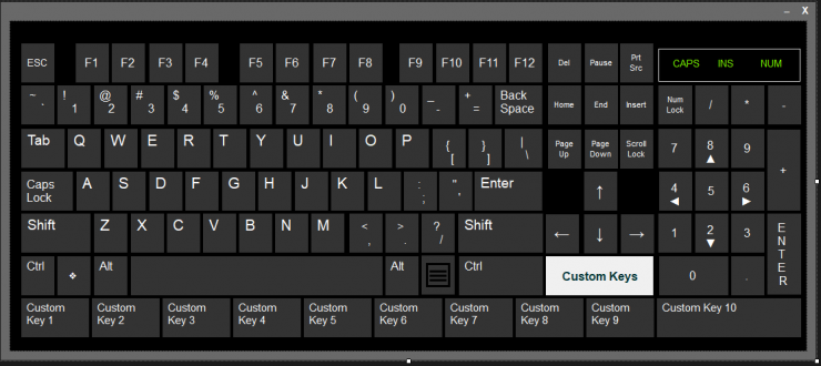 A Customized Onscreen Keyboard In C Duplicate Transaction