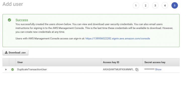Manage AWS S3 Objects in C# – Duplicate Transaction